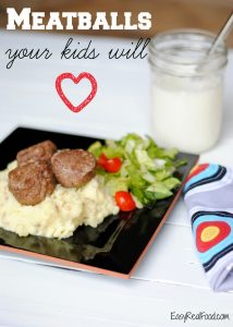 Kid-friendly Meatballs - Easy Real Food
